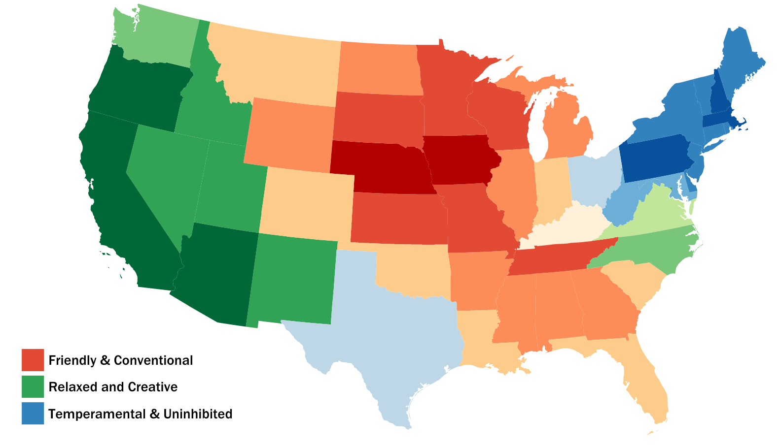 America’s Mood Map: An Interactive Guide to the United States of ...